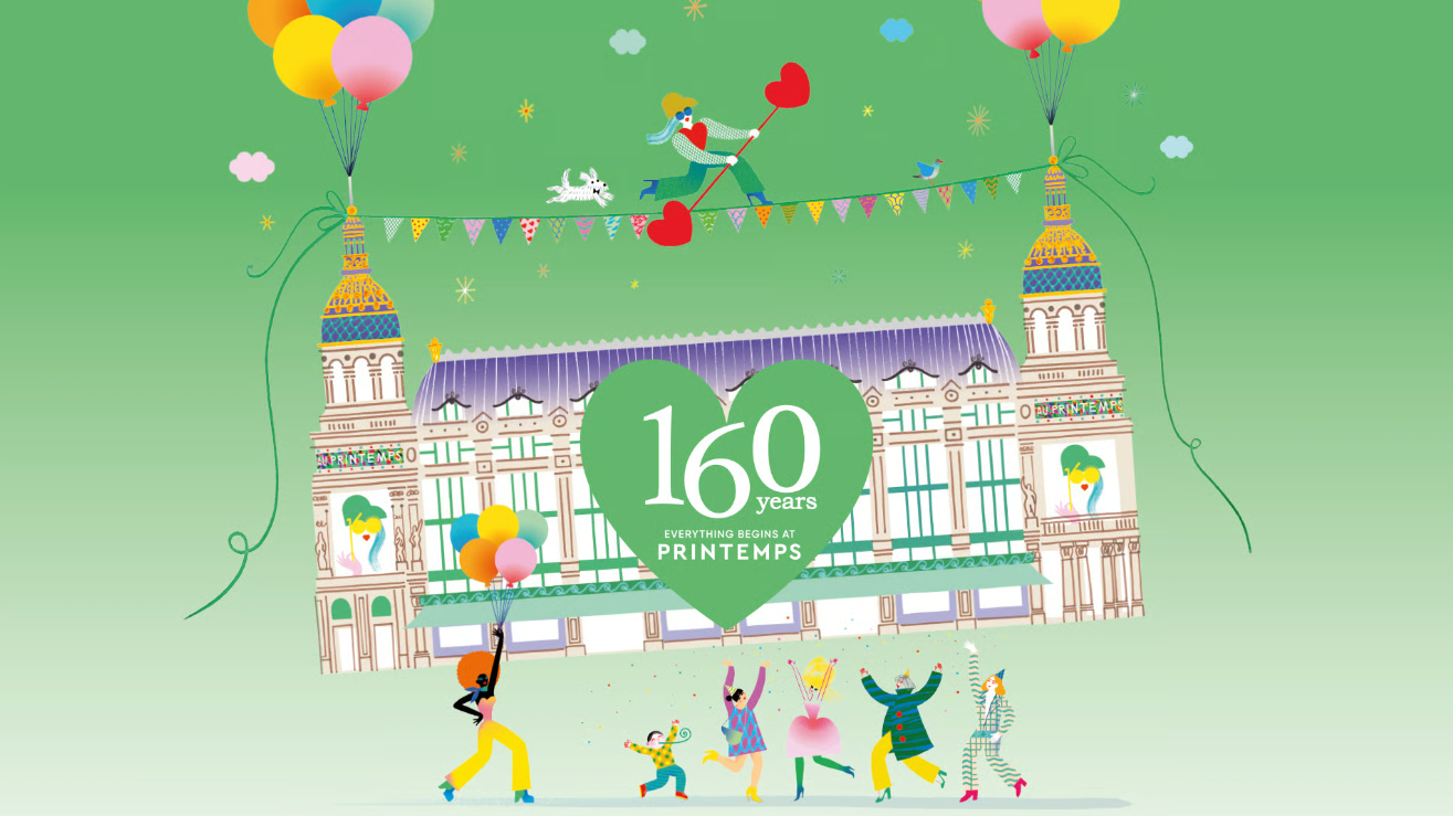 Le Printemps celebrates its 160th anniversary!